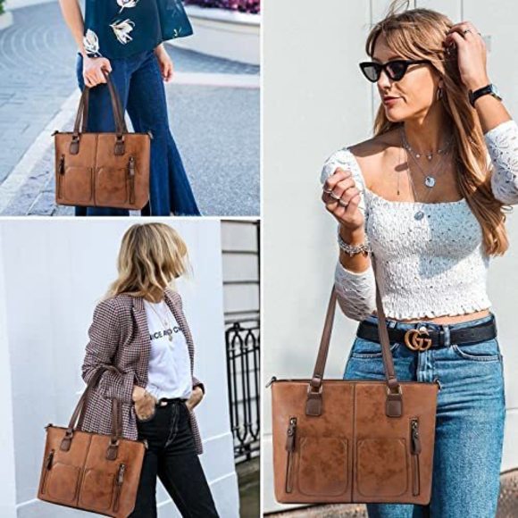 Lovevook | Bags | Vintageinspired Work Tote With Multiple Compartments ...
